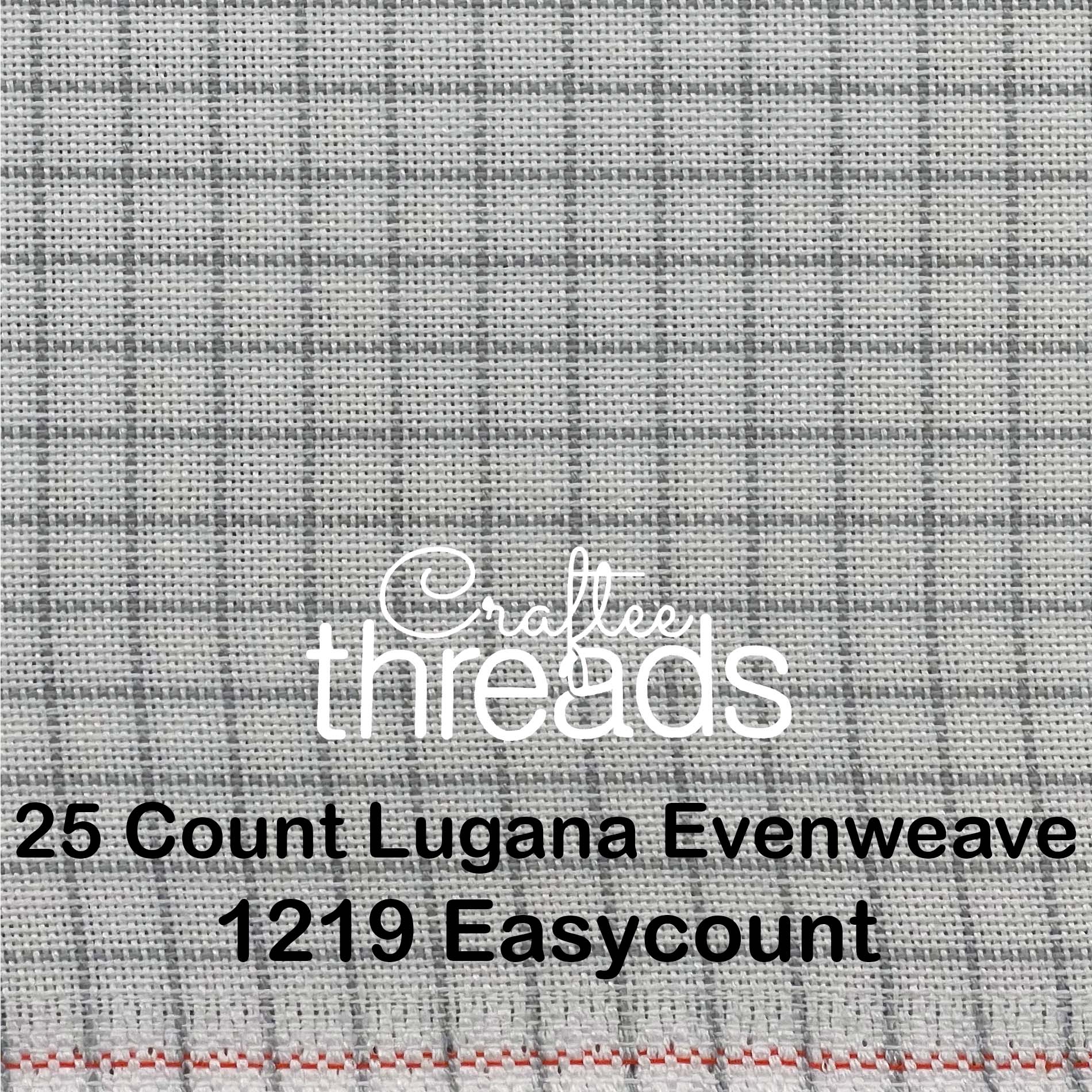 25 COUNT ZWEIGART EVENWEAVE LUGANA EASY COUNT WHITE (1219) – Crafteethreads