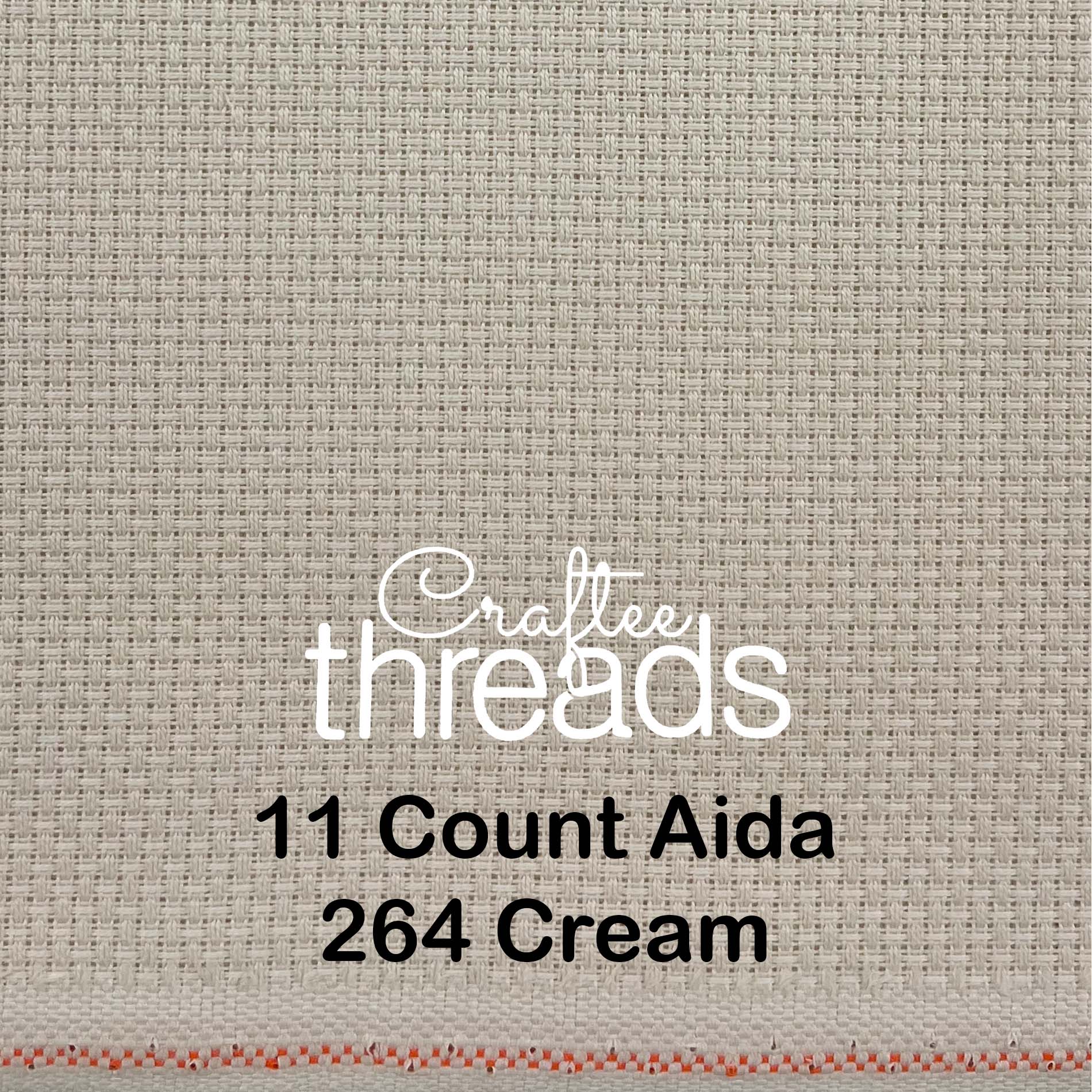 11 COUNT ZWEIGART AIDA CREAM (264) – Crafteethreads