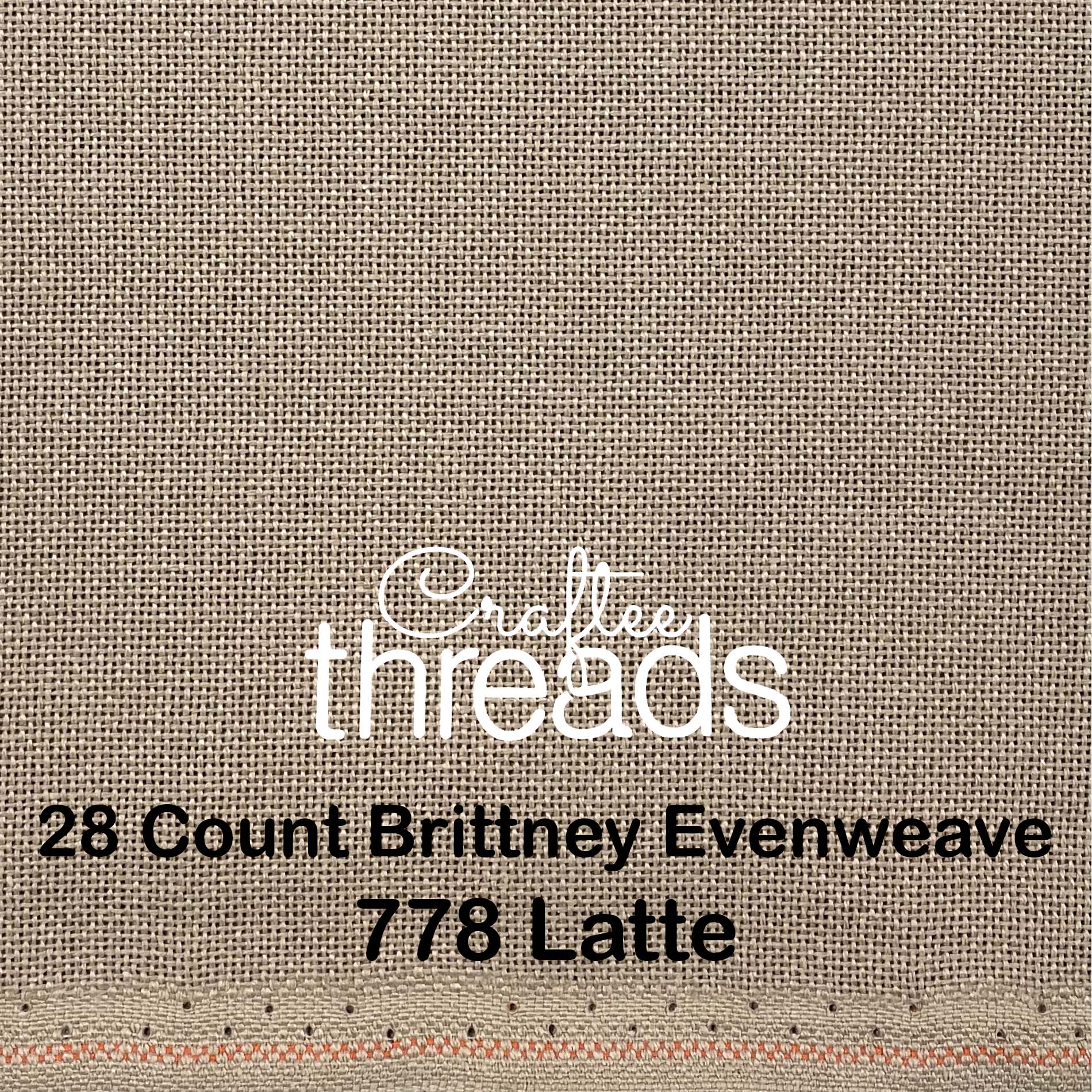 28 COUNT ZWEIGART EVENWEAVE BRITTNEY NOUGART 779 – Crafteethreads