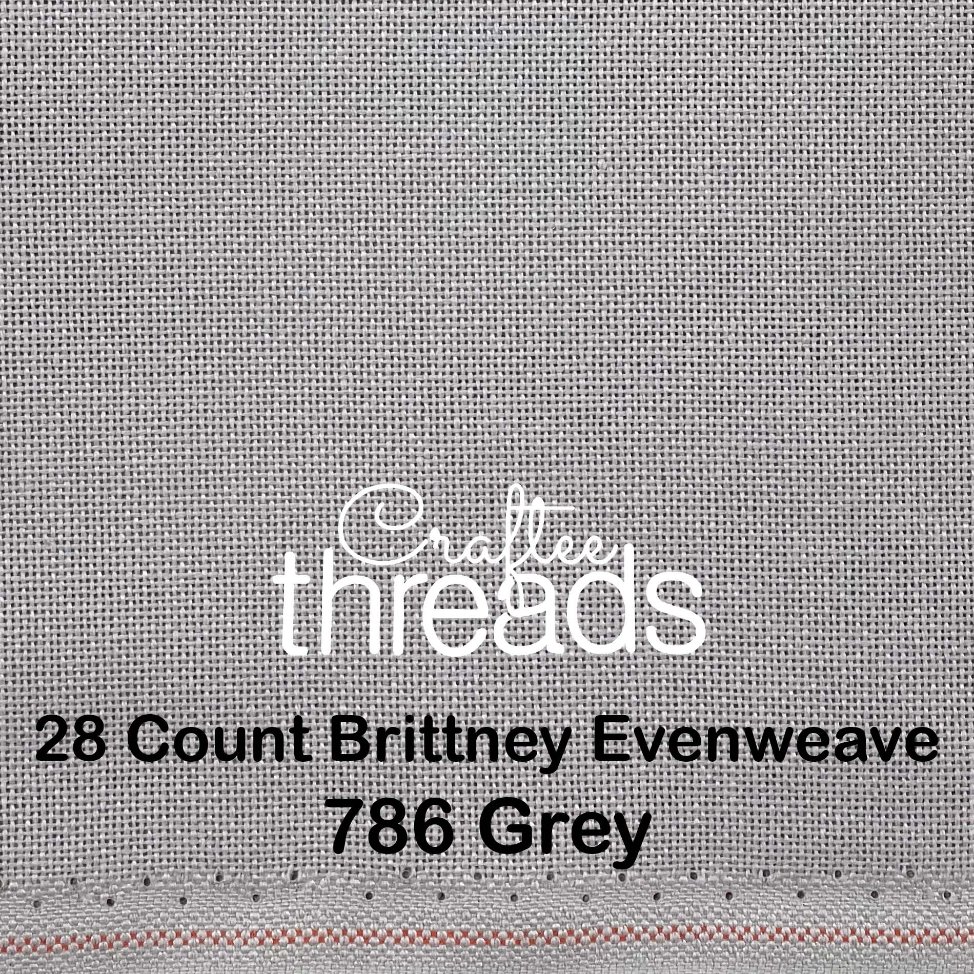 28 COUNT ZWEIGART EVENWEAVE BRITTNEY PEWTER (786) – Crafteethreads