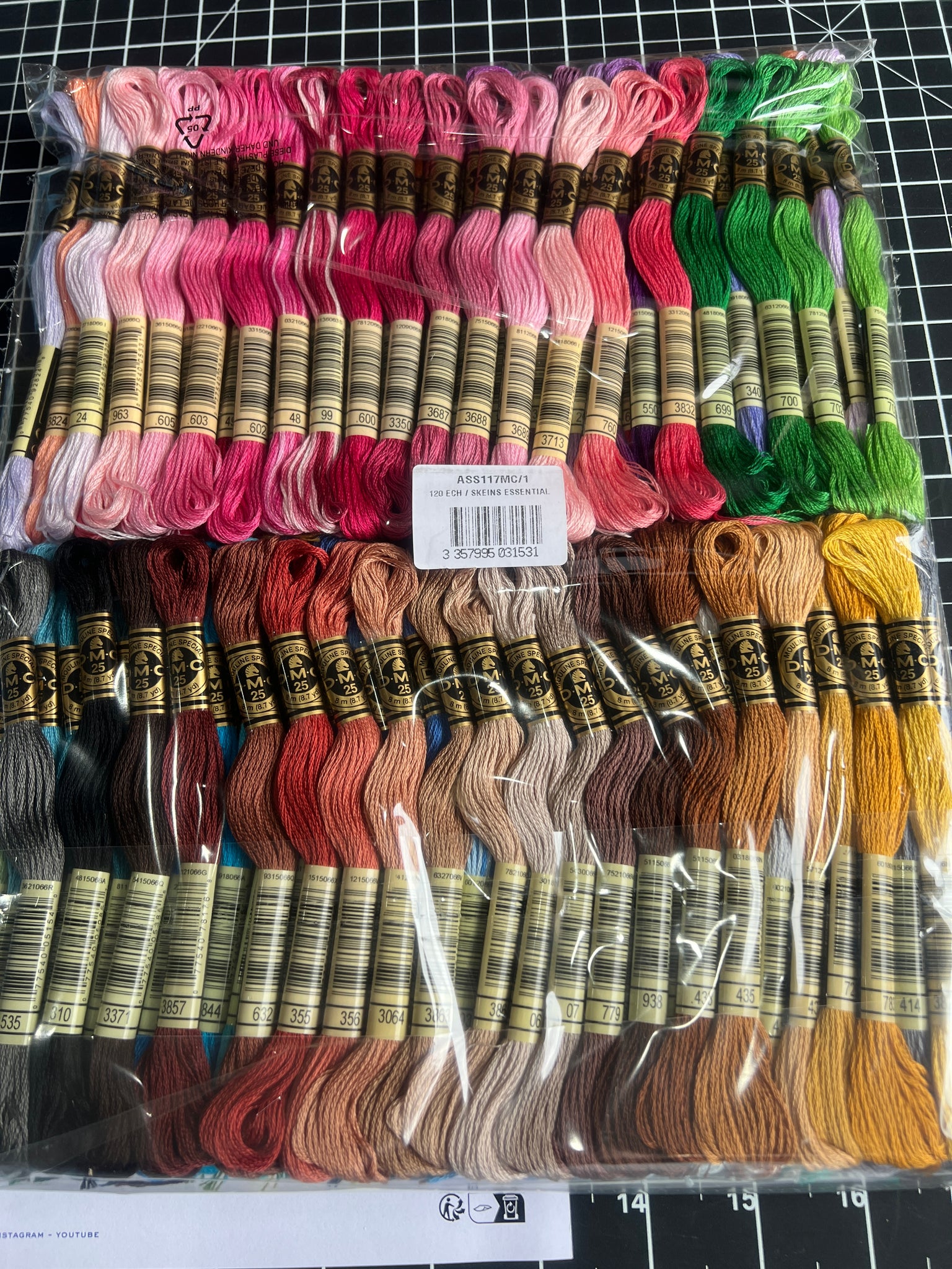 DMC wooden 3 and 5 drawer storage box with threads – Crafteethreads